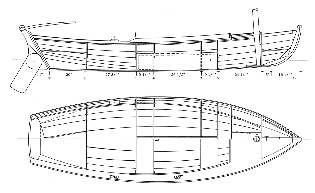 Sea Bright 13L - Cold Molded Lapstrake - Parker Marine Enterprises