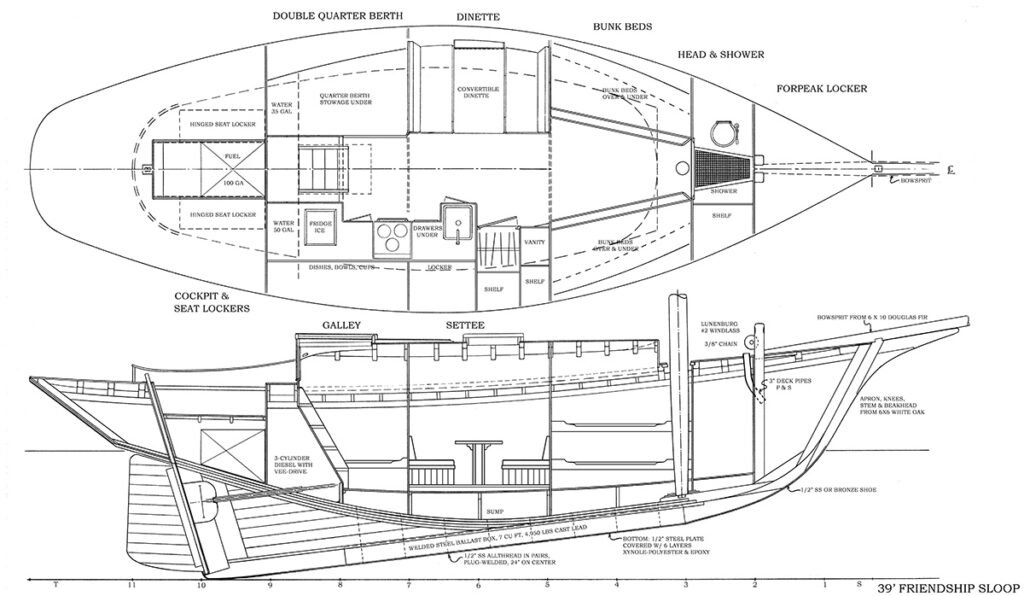 Friendship Sloop 39 - Parker Marine Enterprises