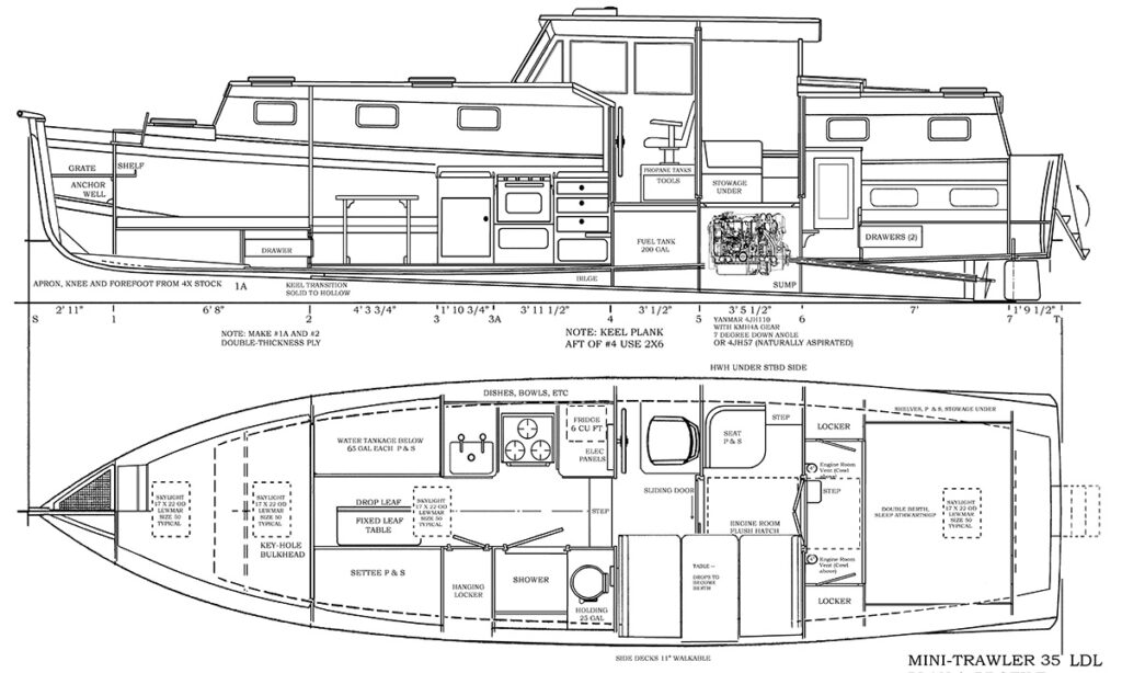 MINI-TRAWLER 35LDL - Parker Marine Enterprises
