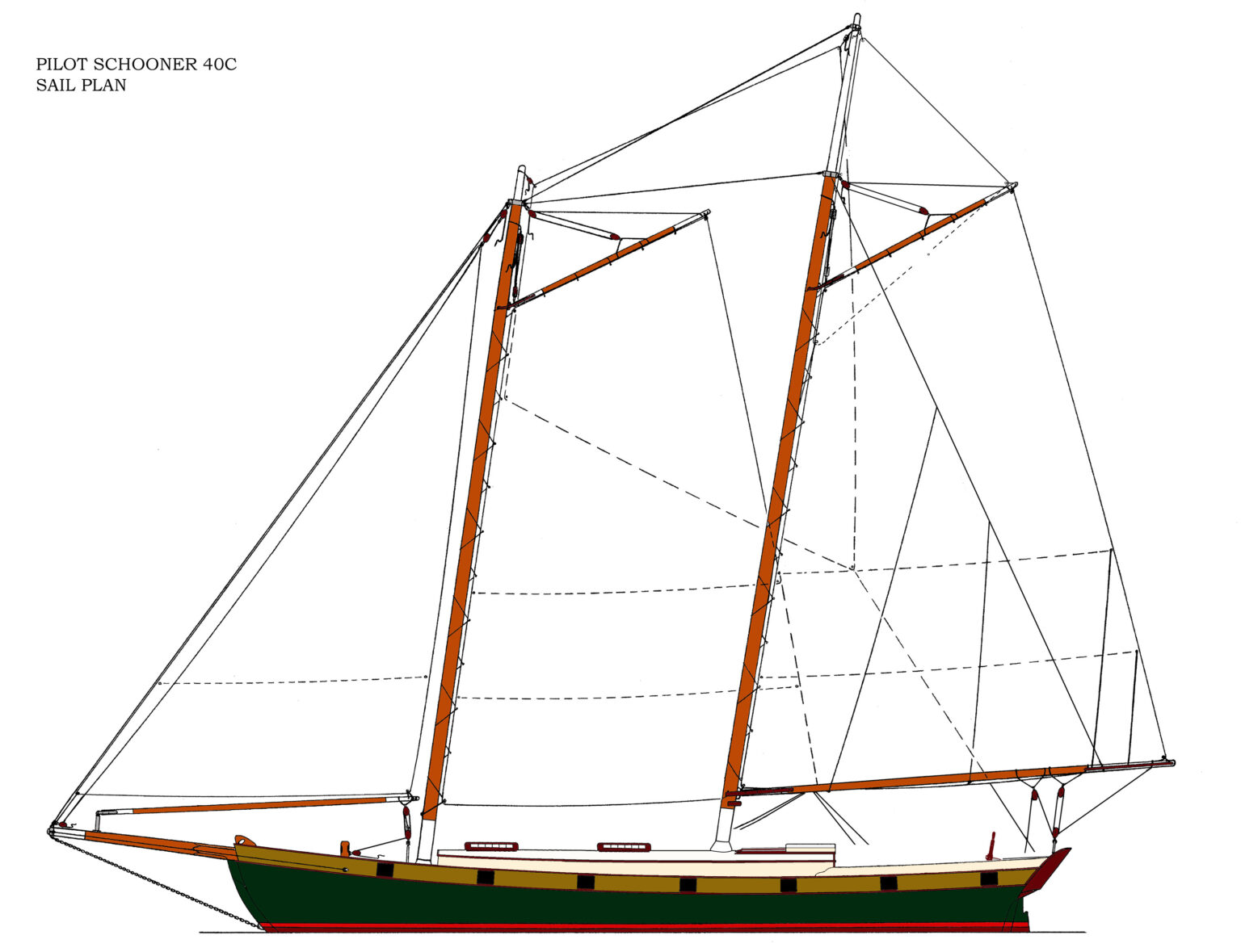 THE PILOT SCHOONER 40C - Parker Marine Enterprises